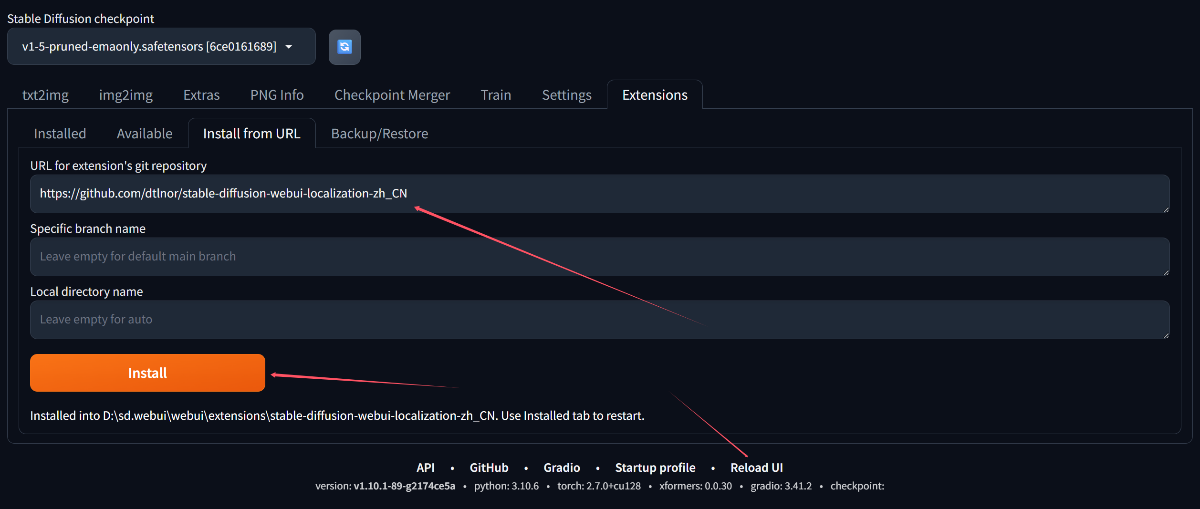 Stable diffusion Webui 官方版本安装指南 | Ceroxe の 小站